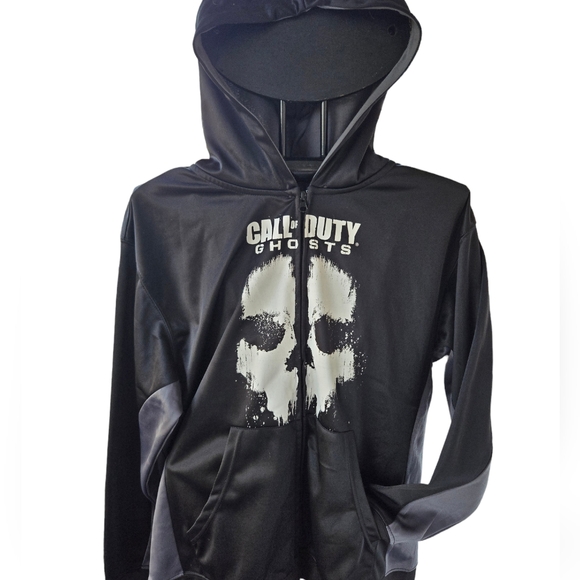 Call of Duty | Tops | Call Of Duty Ghosts Full Zip Hoodie Womens Size ...